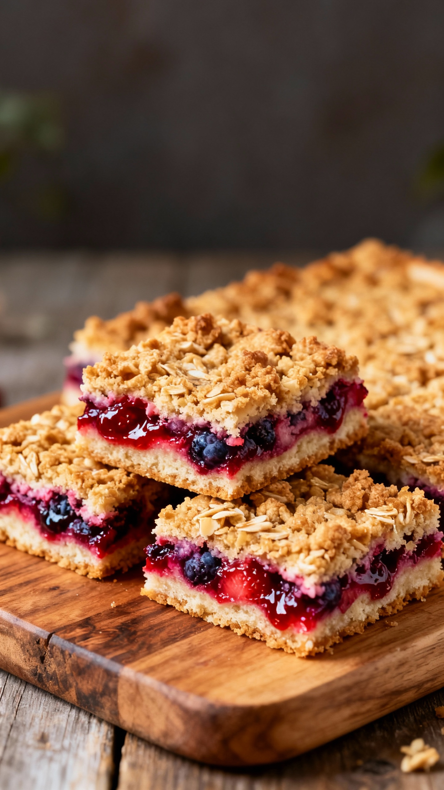 Berry Crumble Bars – SkilledKnife