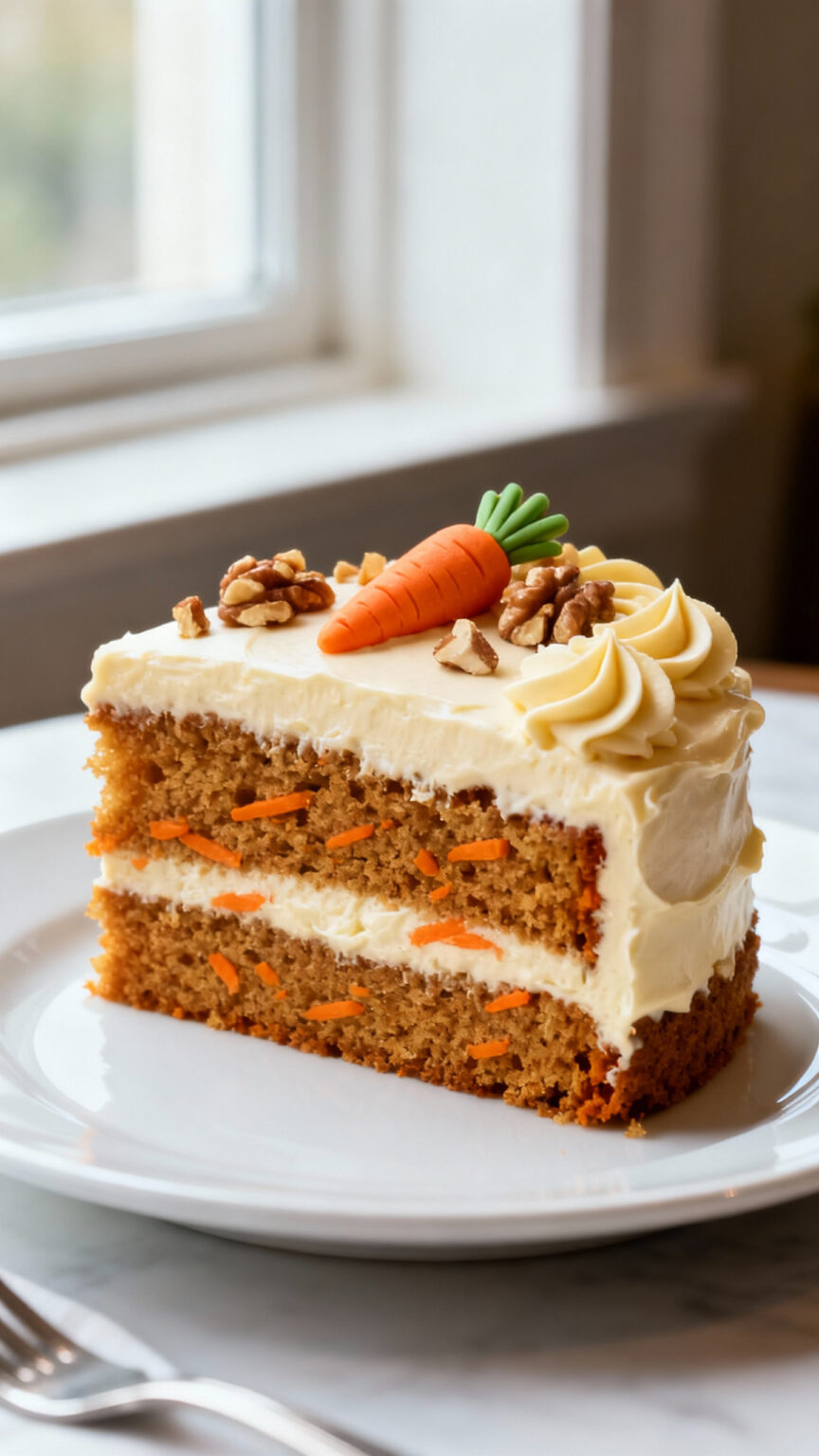 Carrot Cake with Cream Cheese Frosting – SkilledKnife