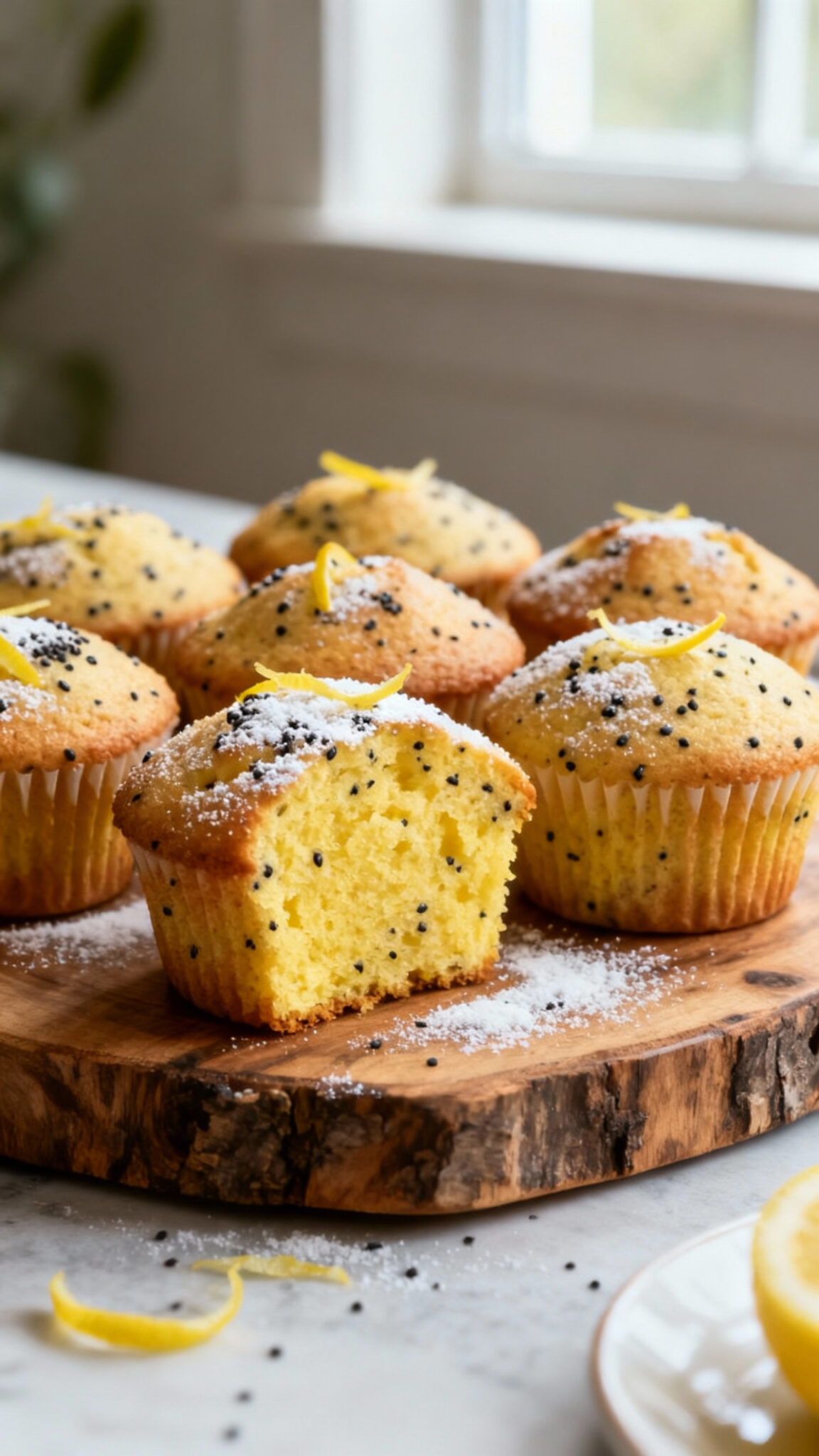 Lemon Poppy Seed Muffins – SkilledKnife
