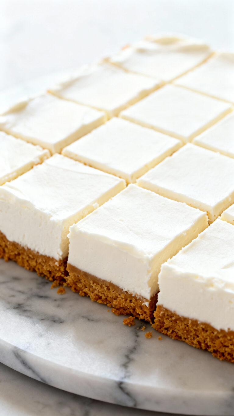 No-Bake White Chocolate Cheesecake Bars – SkilledKnife